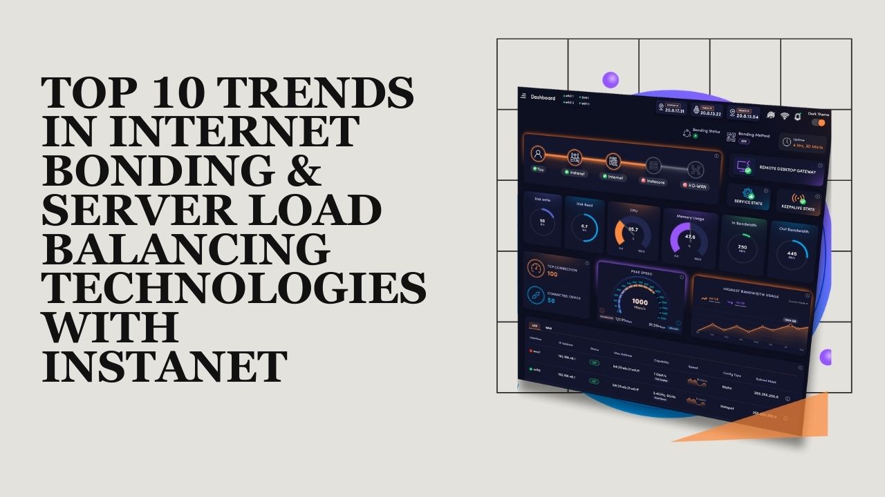 Top 10 Trends in Internet Bonding & Server Load Balancing Technologies with INSTANET - IVB7